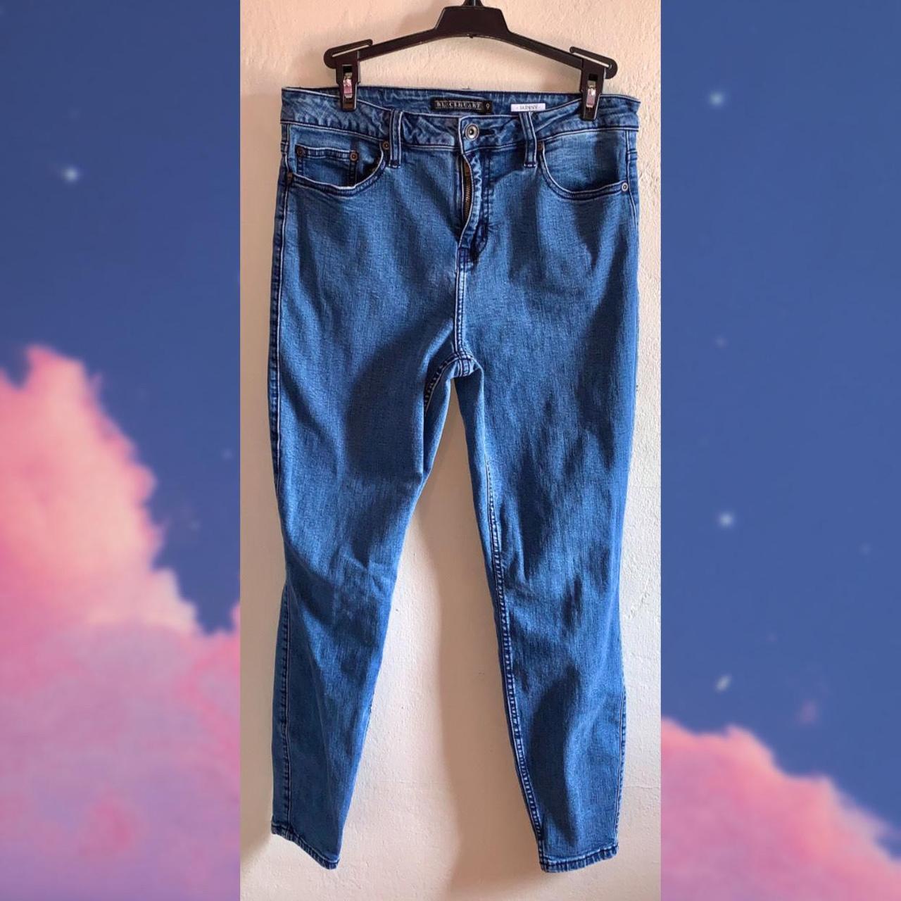 Hot Topic Women's Blue and Navy Jeans | Depop