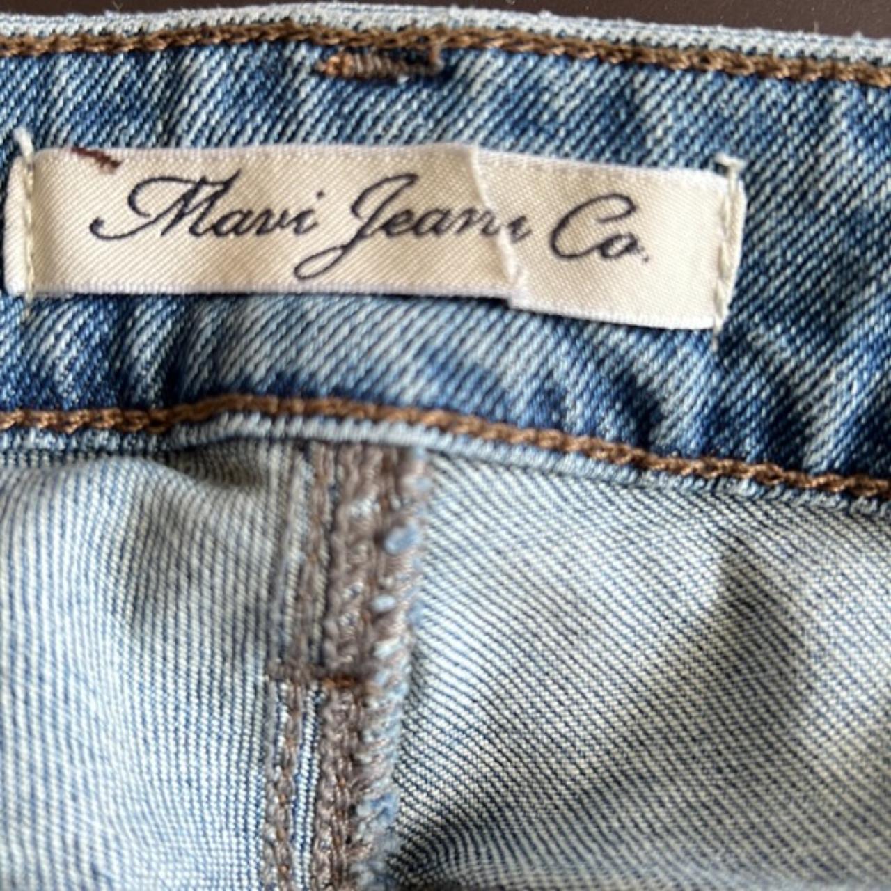 Mavi Floral Embroidered Adriana Ankle Skinny Jeans... - Depop