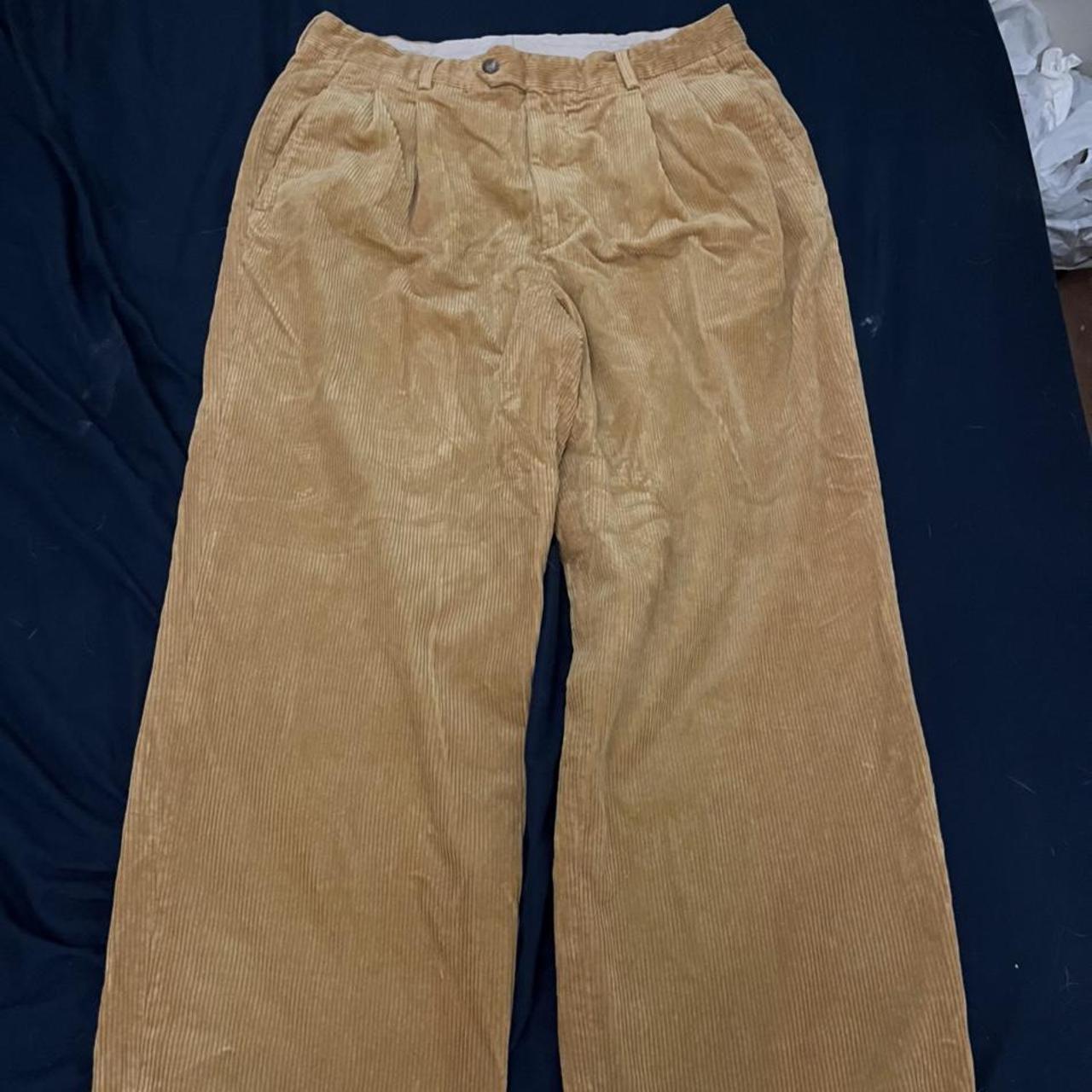 Talbots Men's Gold Jeans | Depop