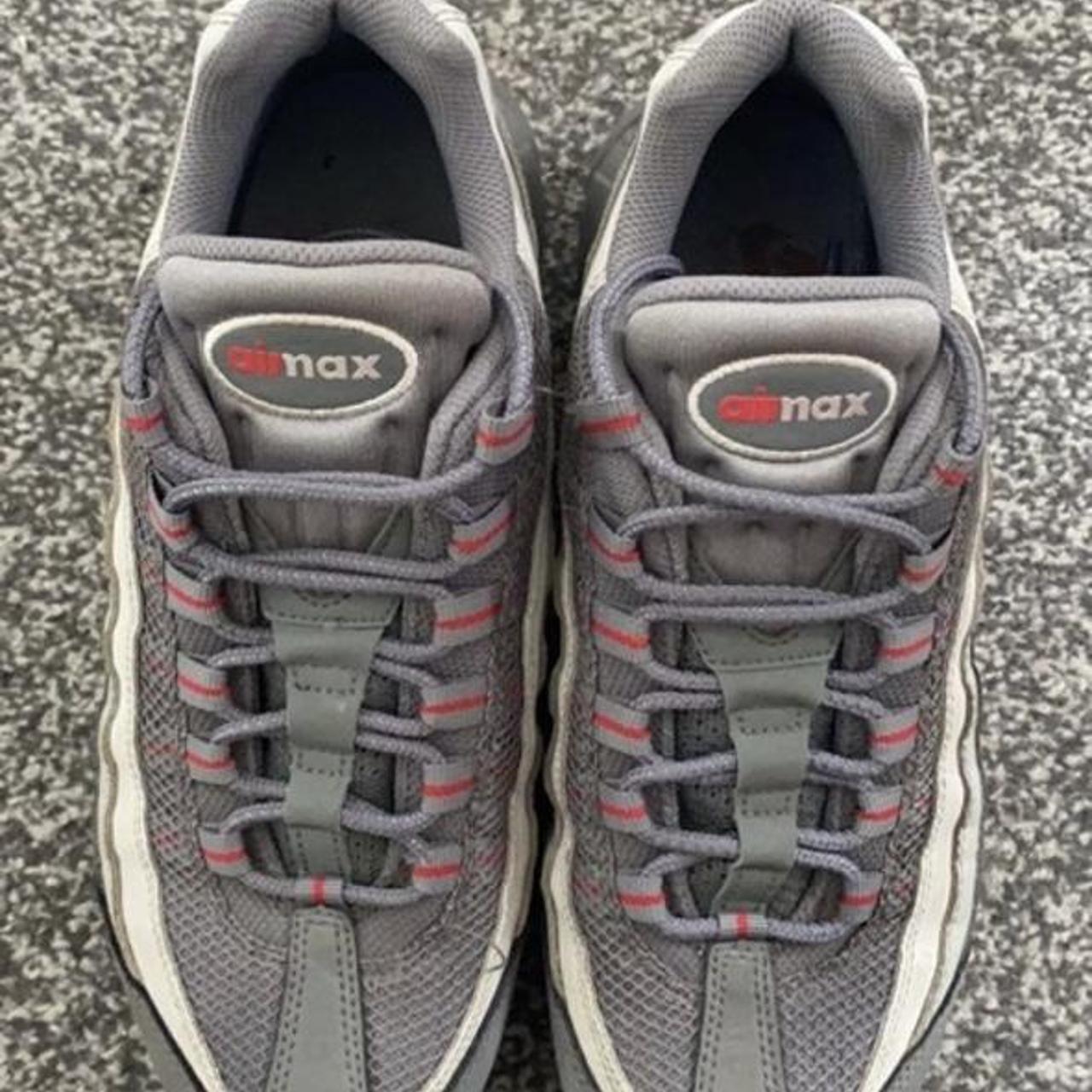 Nike air grey 110s Been worn a few times little... - Depop