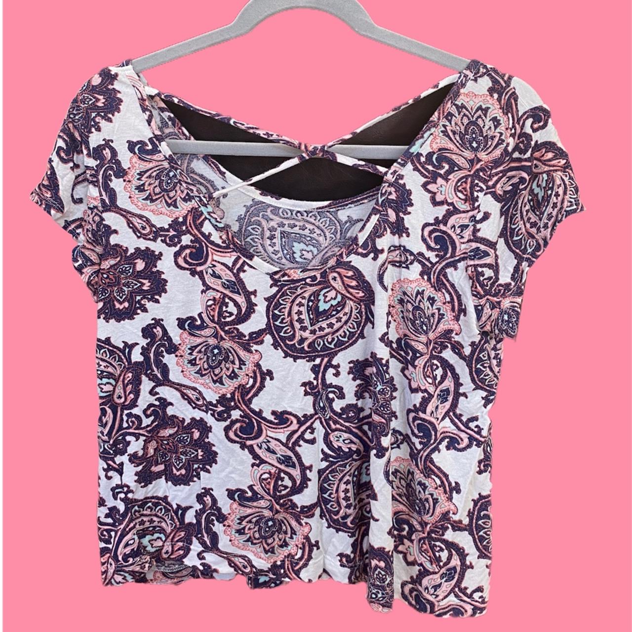 Fun Patterned Top - super soft top, great with... - Depop