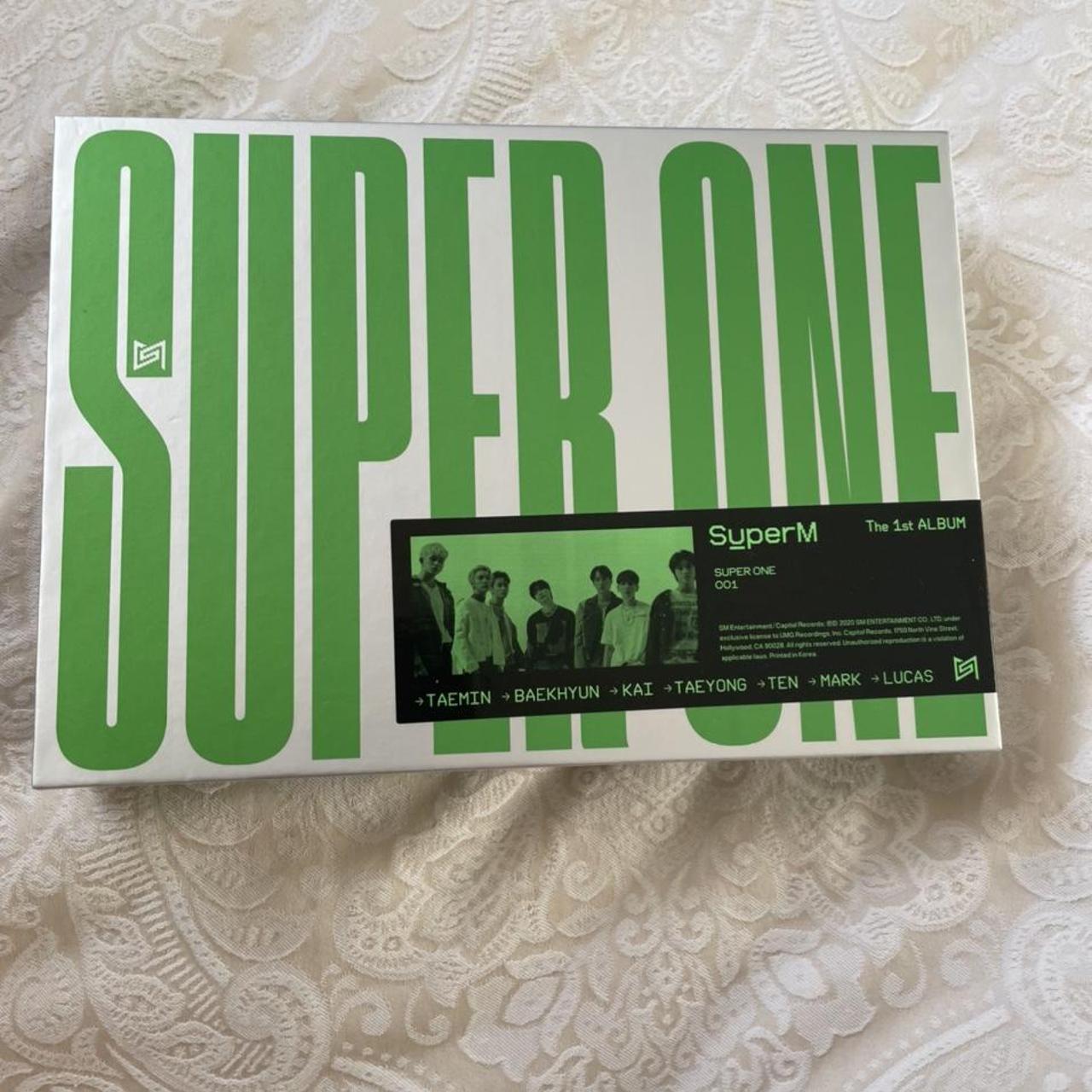 superm super one album with taeyong id card and... - Depop