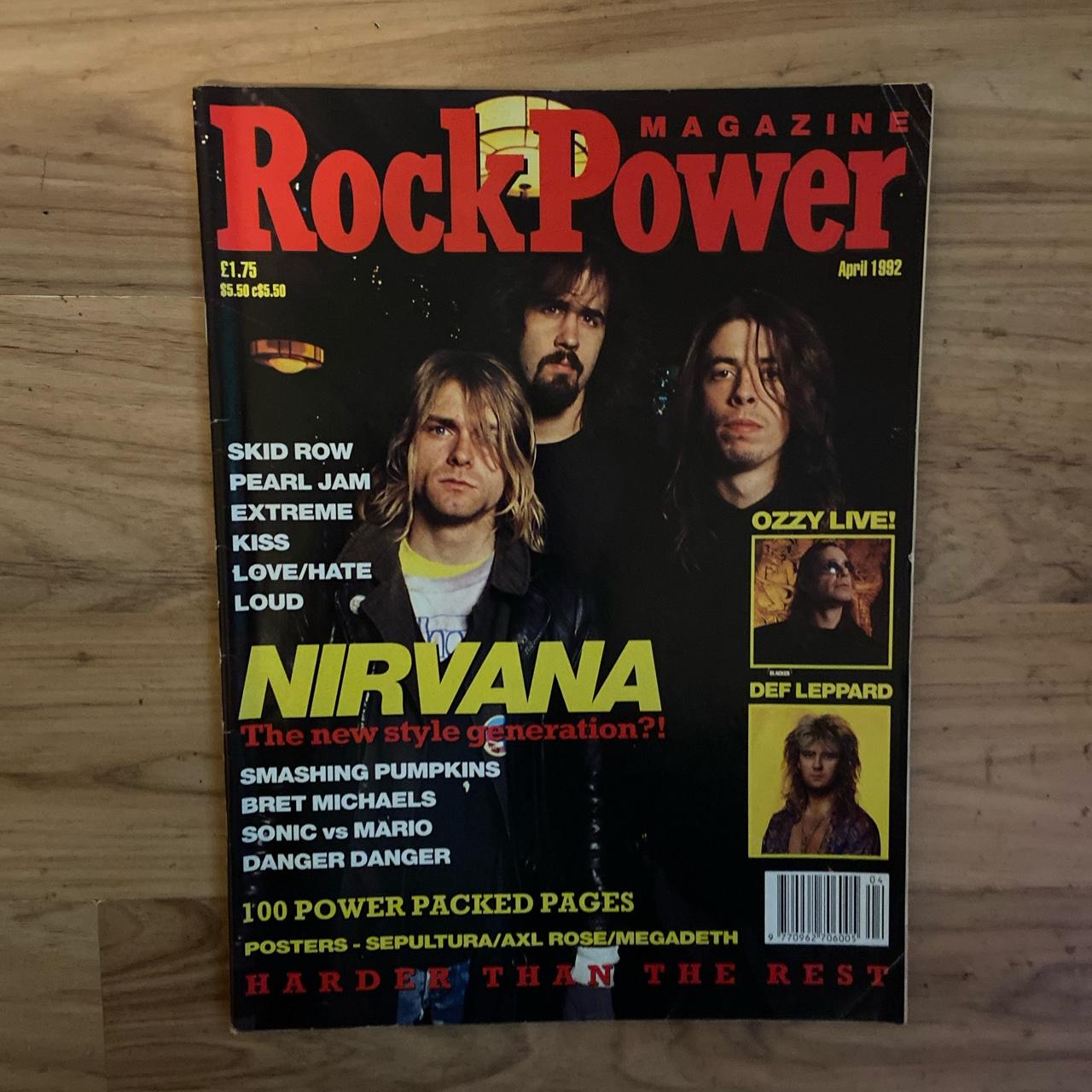 Rock power magazine - April 1992 edition - couple of... - Depop