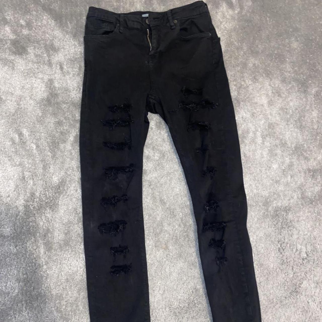 Topshop Ripped Jamie jeans size W28 L32 - Depop