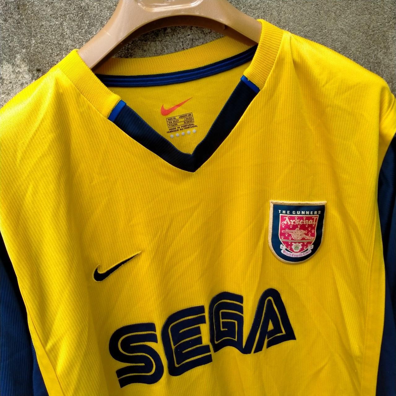 Arsenal 1999-2001 away football shirt / jersey. XL... - Depop