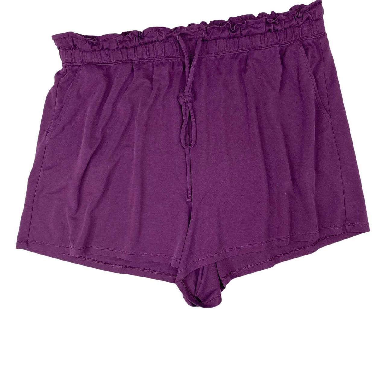 Fabletics Purple Casual Comfy High Rise Drawstring... - Depop