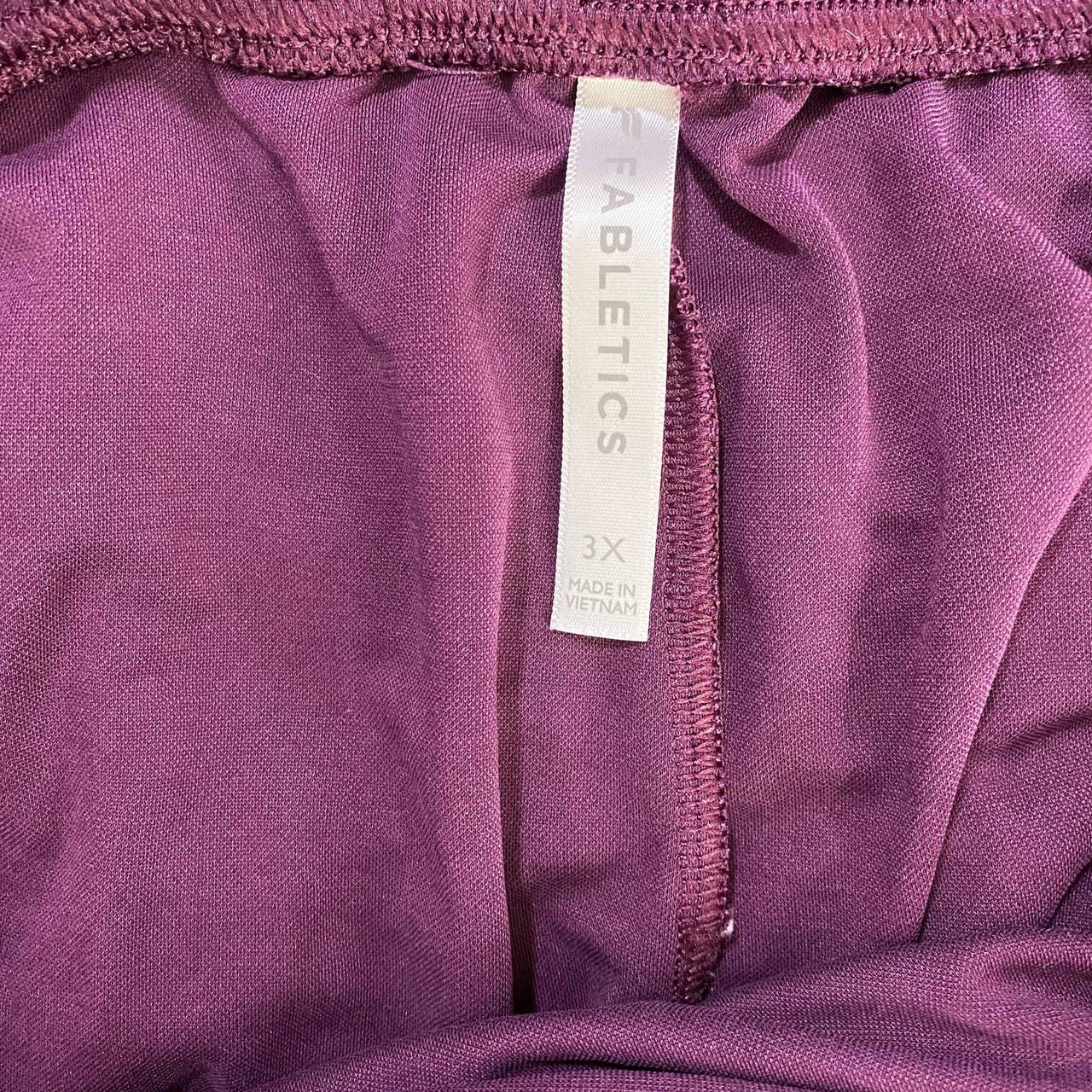 Fabletics Purple Casual Comfy High Rise Drawstring... - Depop