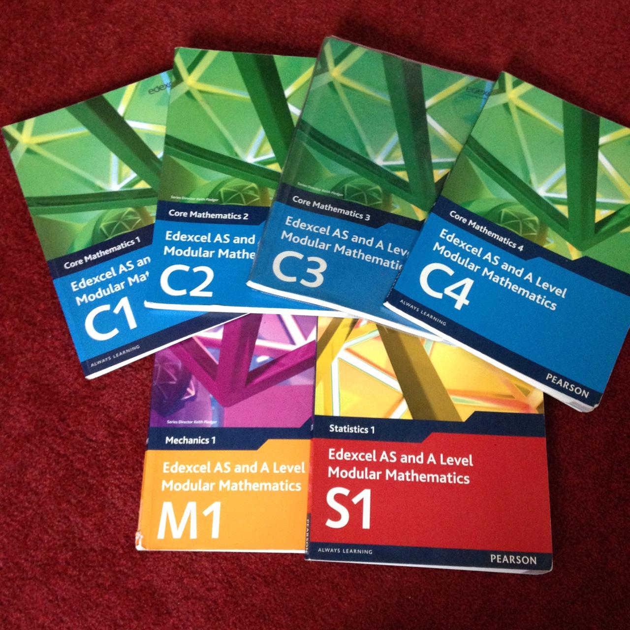 Edexcel A-Level maths core 1, core 2, core 3, core... - Depop