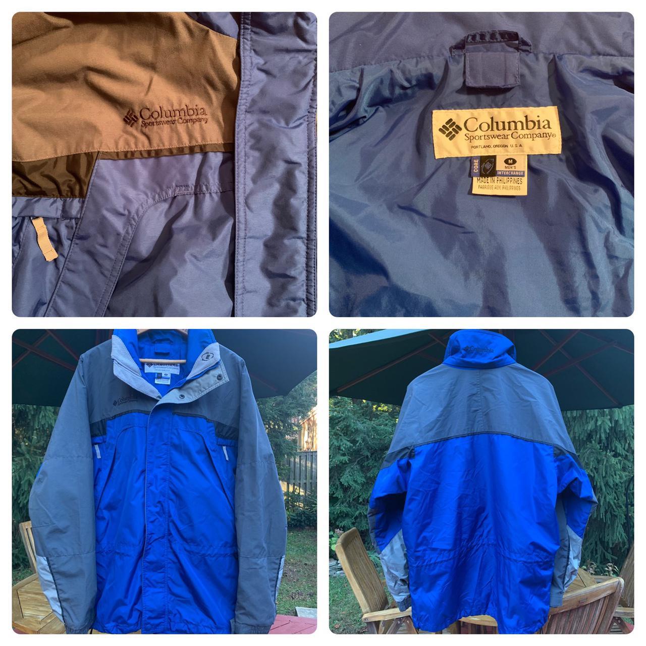 Columbia Core Interchange Blue grey Jacket FREE Depop