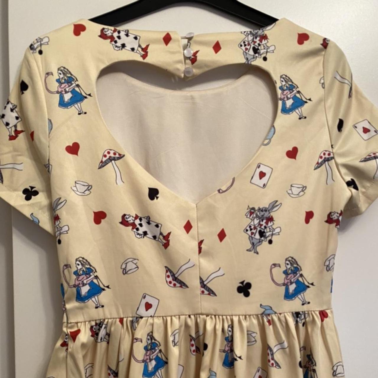 Beautiful Lindy Bop Alice in Wonderland dress with... - Depop