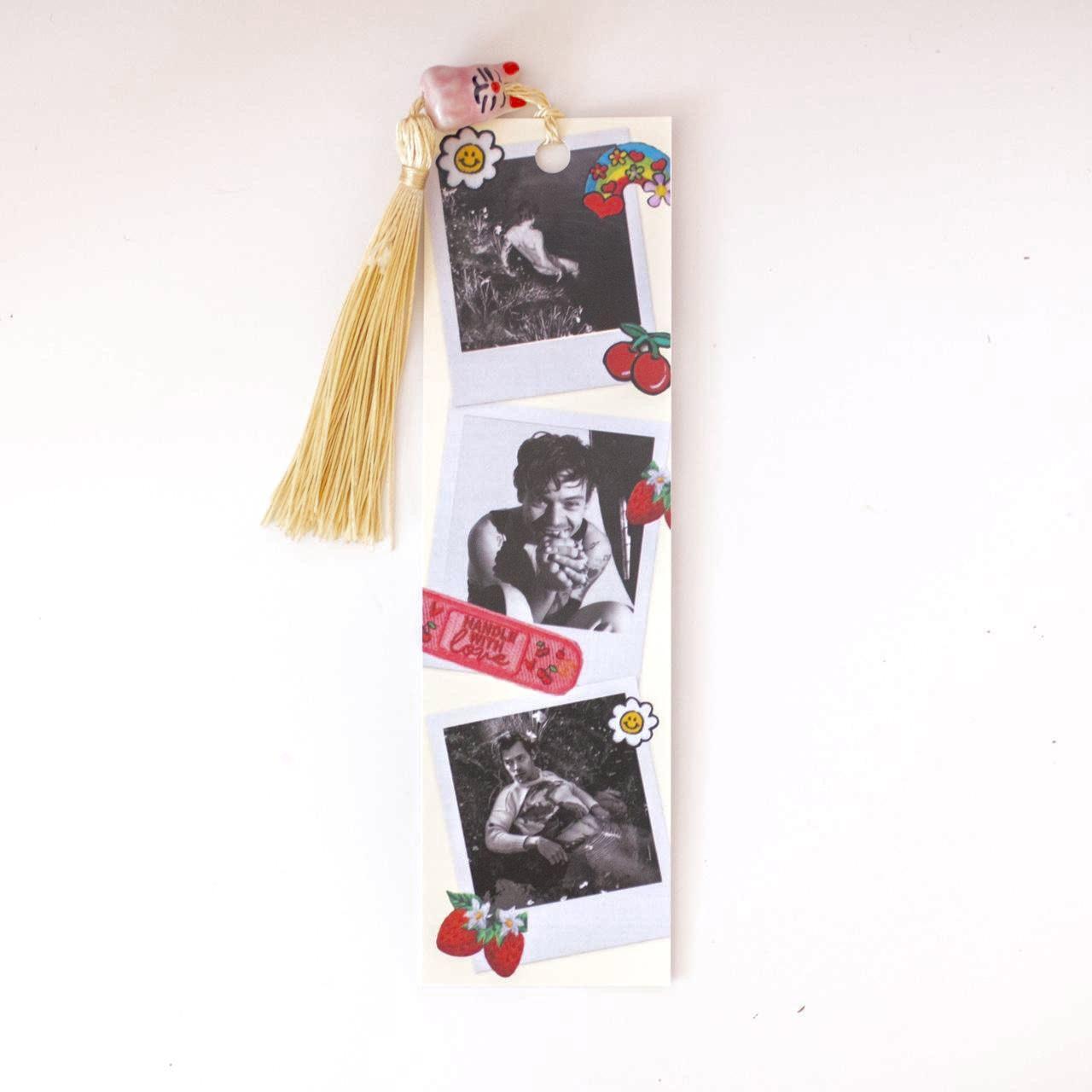Harry Styles polaroid bookmark designed and handmade... - Depop