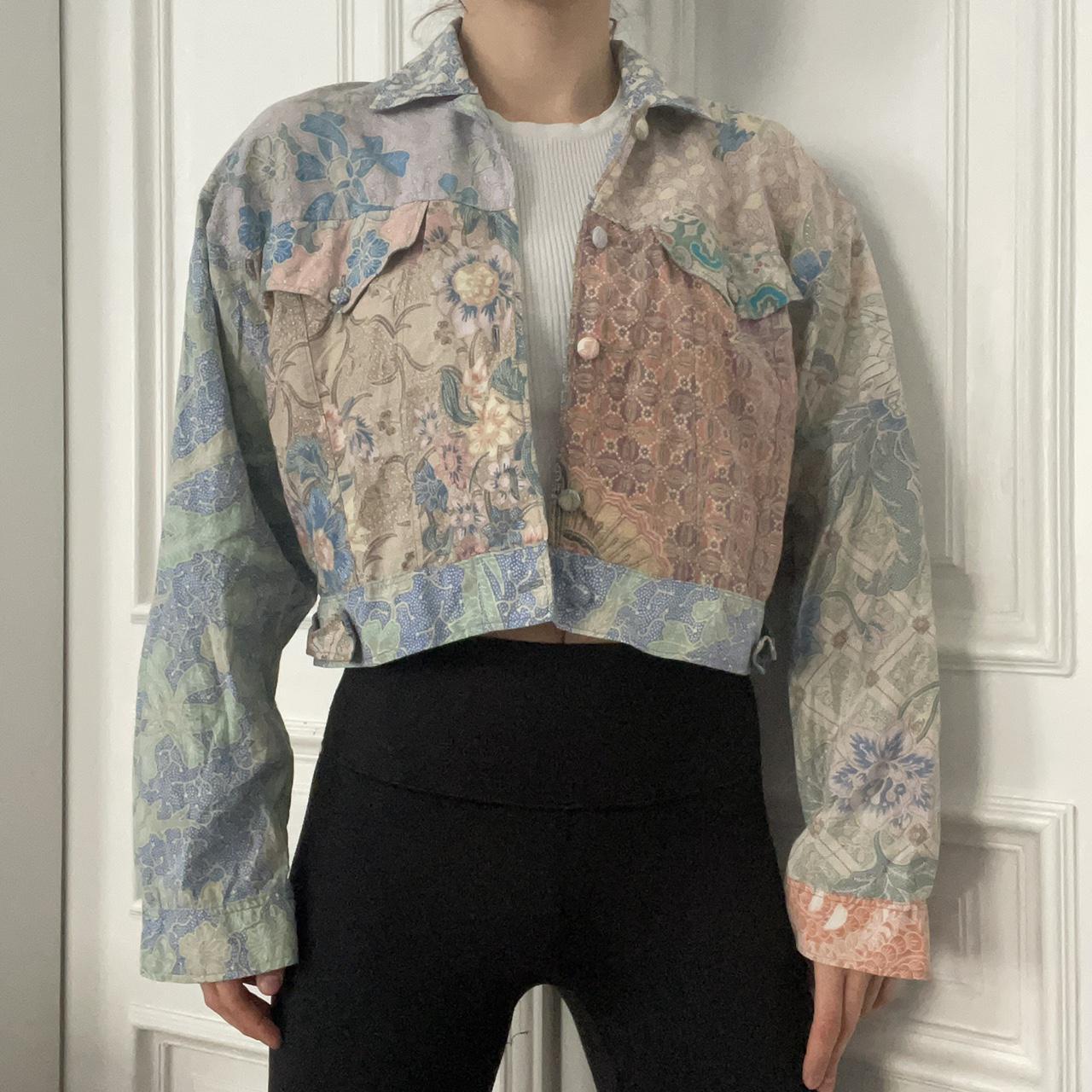 My favourite little jacket ever So unique Cotton... - Depop
