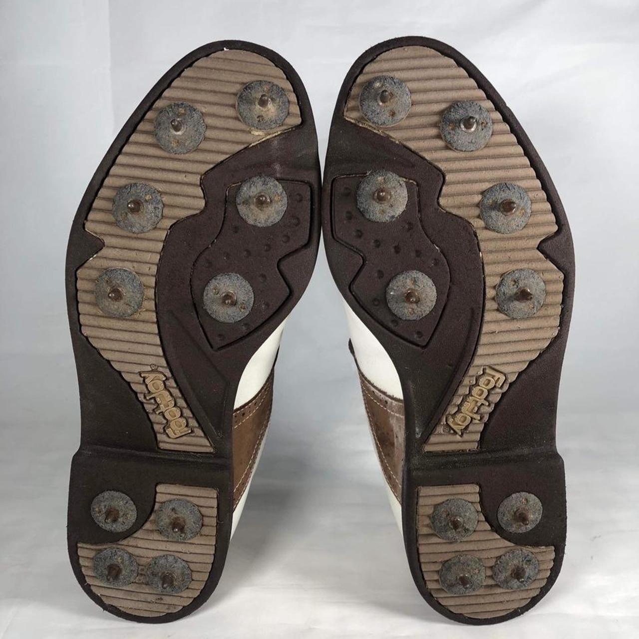 Footjoy Soft Joy Womens Golf Shoes Leather White... - Depop