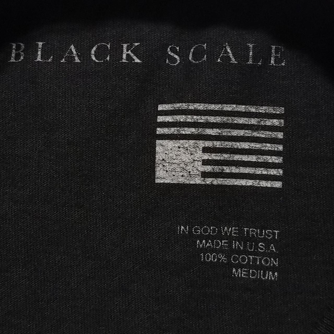 Black Scale Men's Black T-shirt | Depop