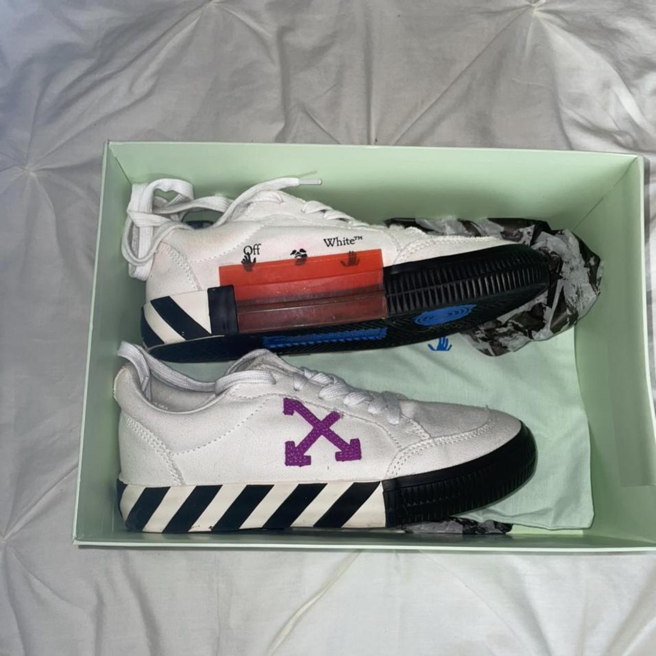 Taking the chance of selling my off white trainers... - Depop