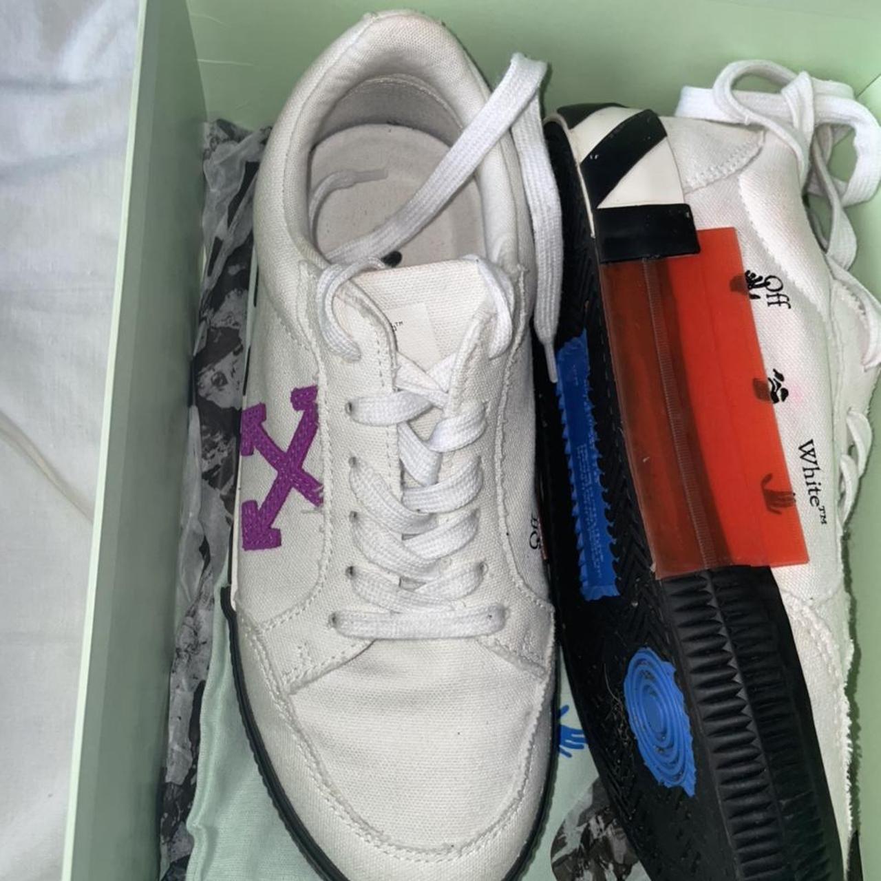 Taking the chance of selling my off white trainers... - Depop