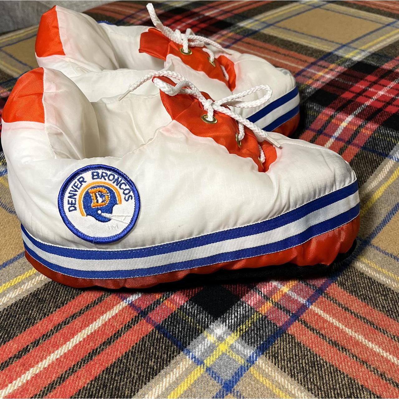 Denver Broncos slippers Carousel by Guy- Size... - Depop