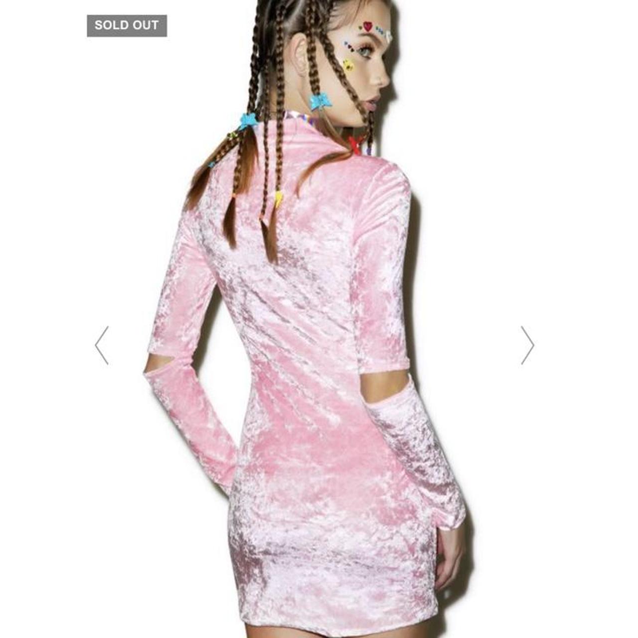 The Ragged Priest Women's Pink Dress | Depop