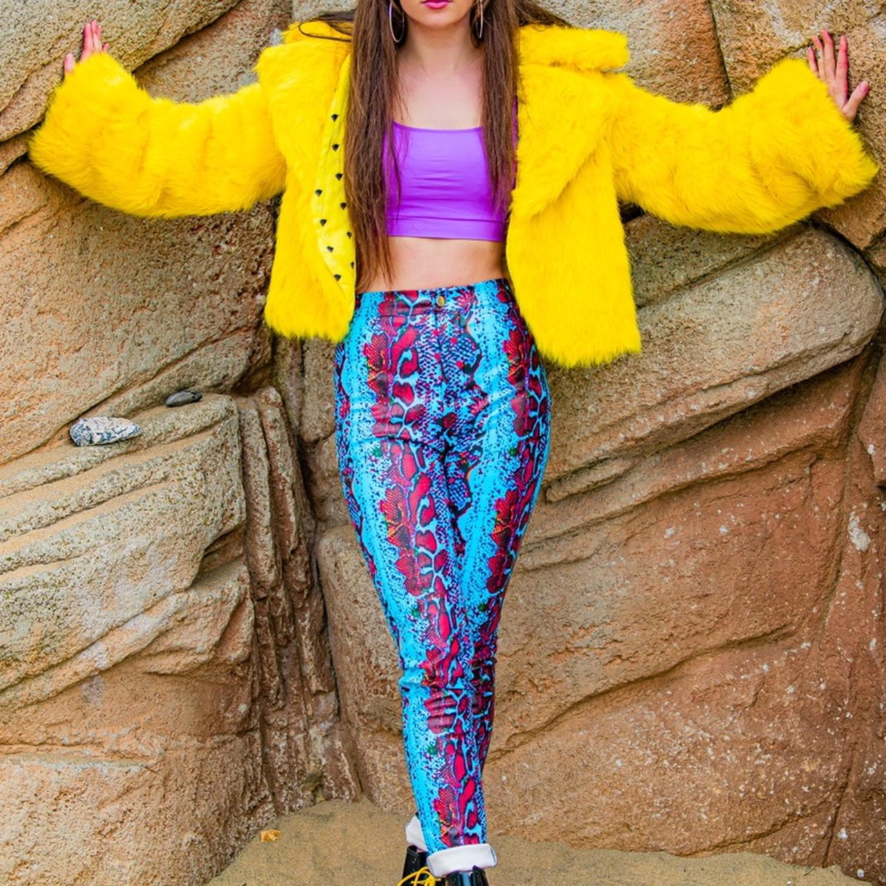 Elsie and Fred alexis pvc high waisted pants... - Depop