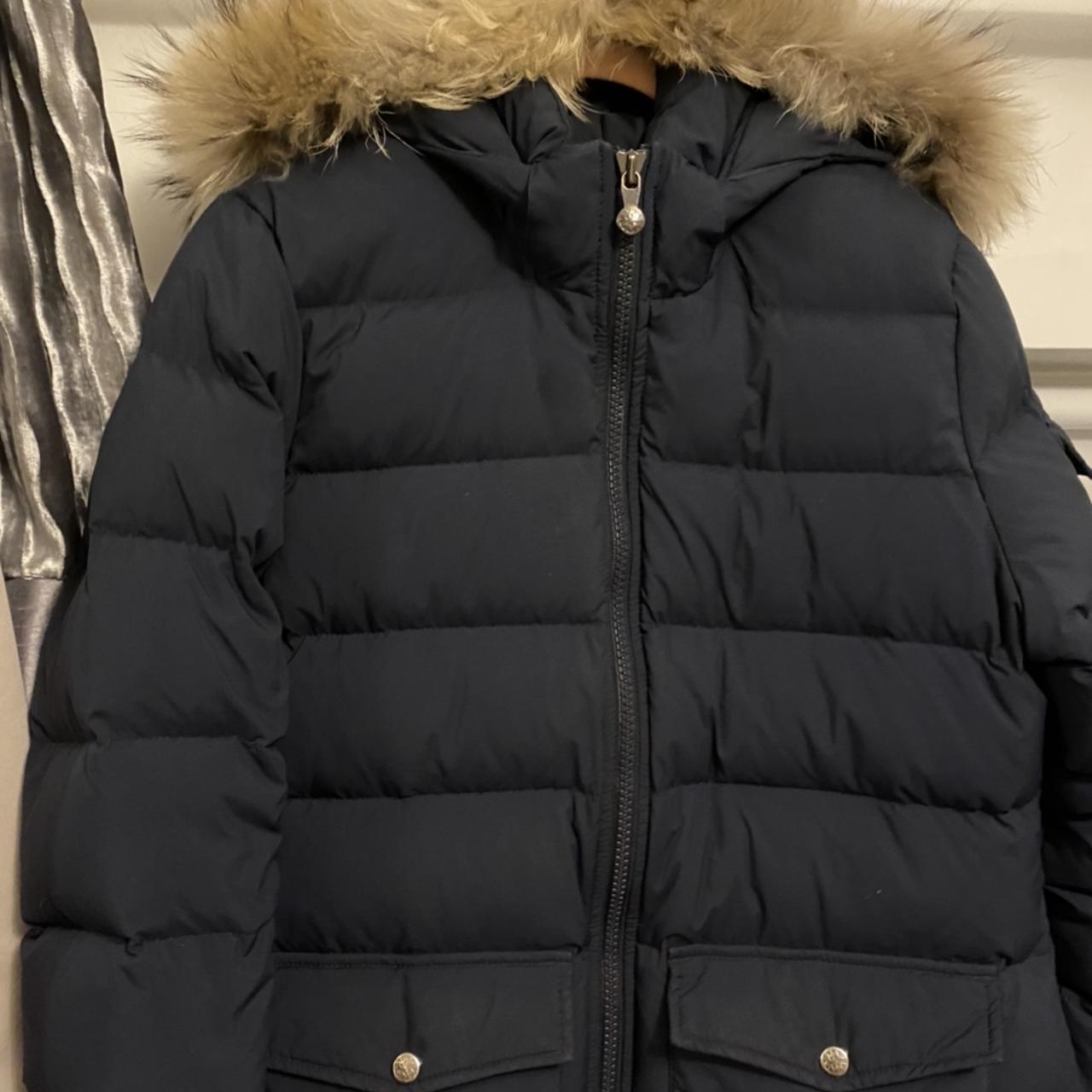 Navy blue Pyrenex Coat. Women’s size 12 - Depop