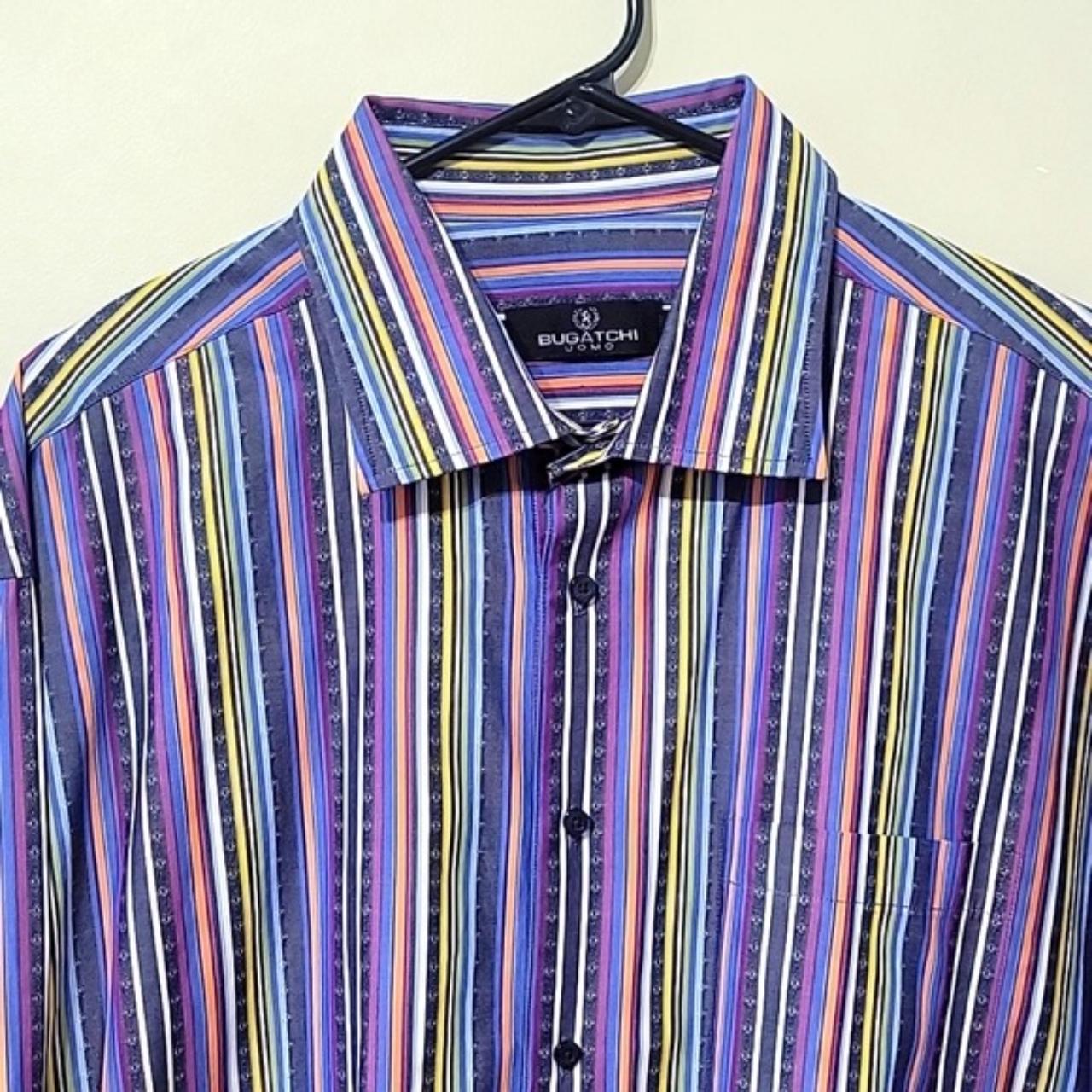 Bugatchi Uomo long sleeve button up dress shirt one... - Depop