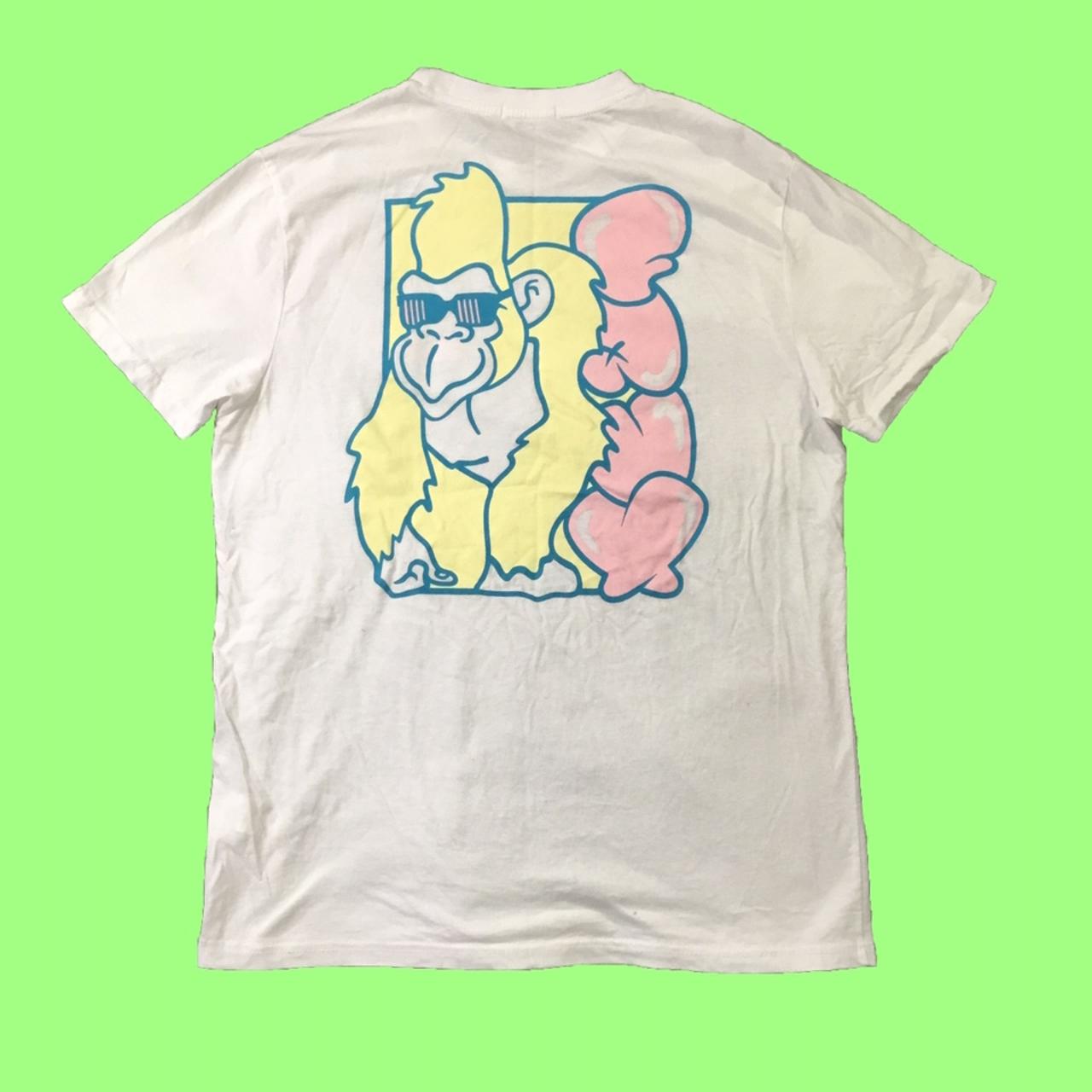 Friend or Faux Men's Yellow and Pink T-shirt | Depop