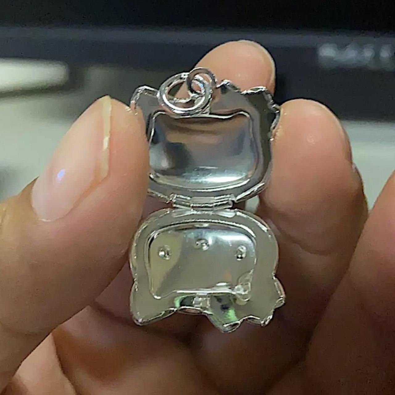 Sterling Silver Hello Kitty Locket... - Depop
