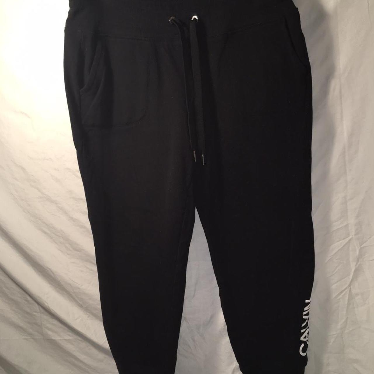 Calvin Klein Womens Black Joggers Tracksuits Depop