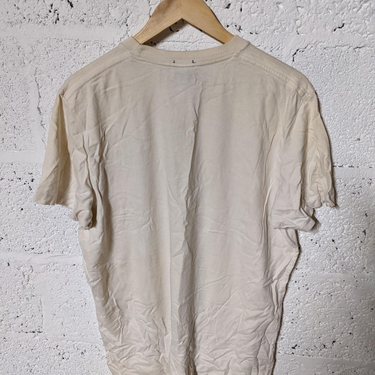 Abercrombie & Fitch t-shirt Cream colour XXL but... - Depop