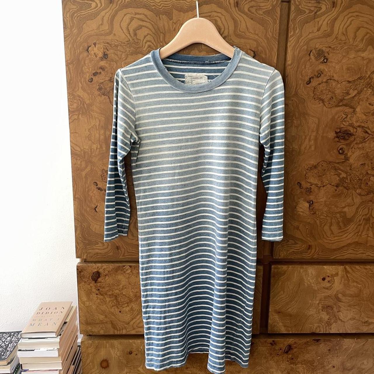 Striped current/elliot dress - Depop