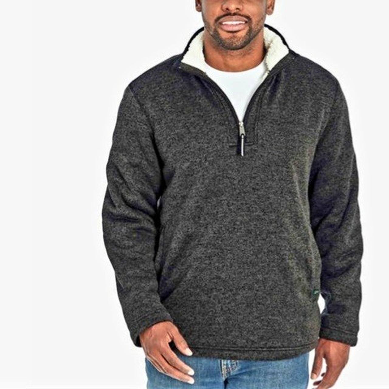 Orvis Brighton Fleece/Sherpa Lined 1/4 Zip Pullover.... | Depop
