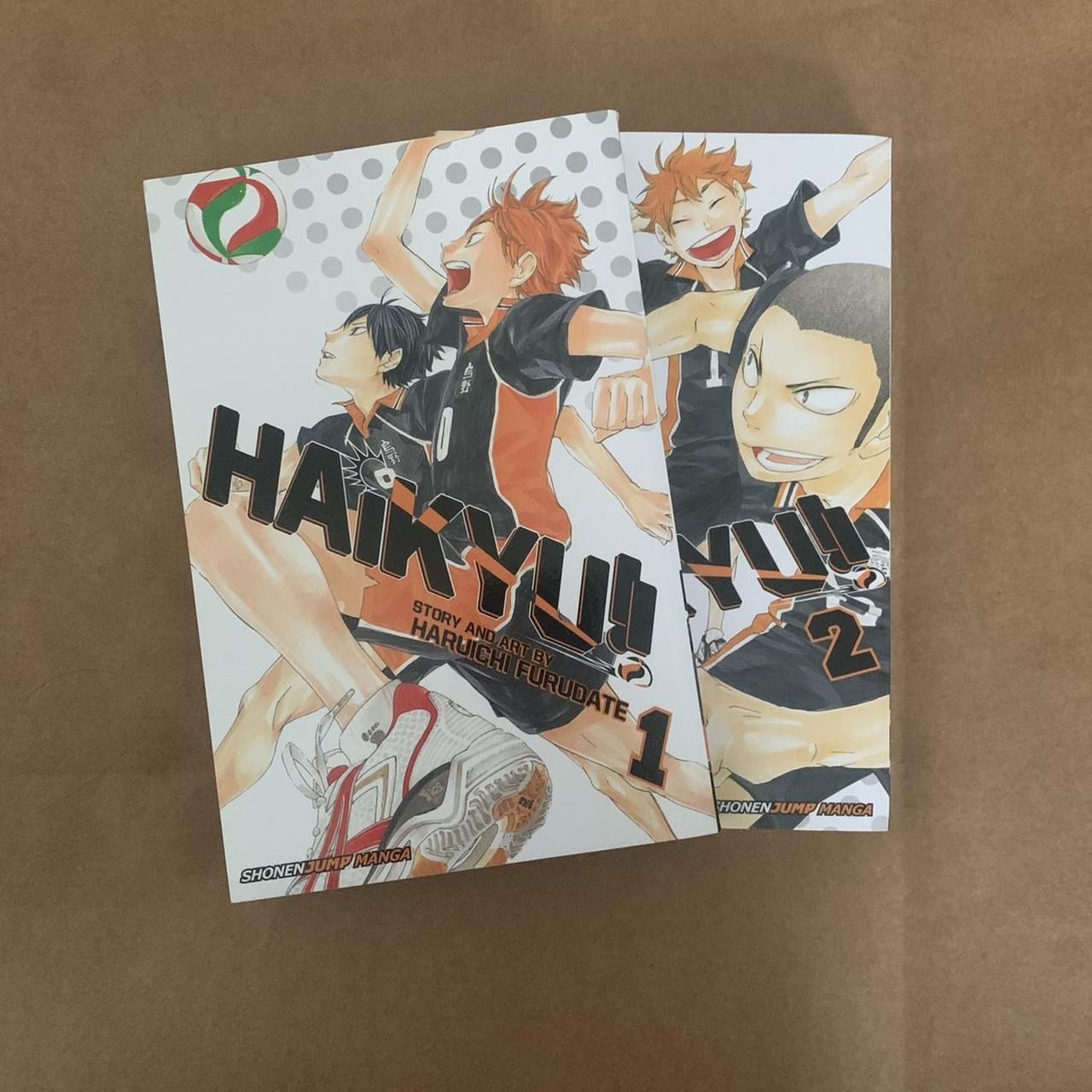 haikyuu manga books 1 and 2 read a few years ago but... - Depop
