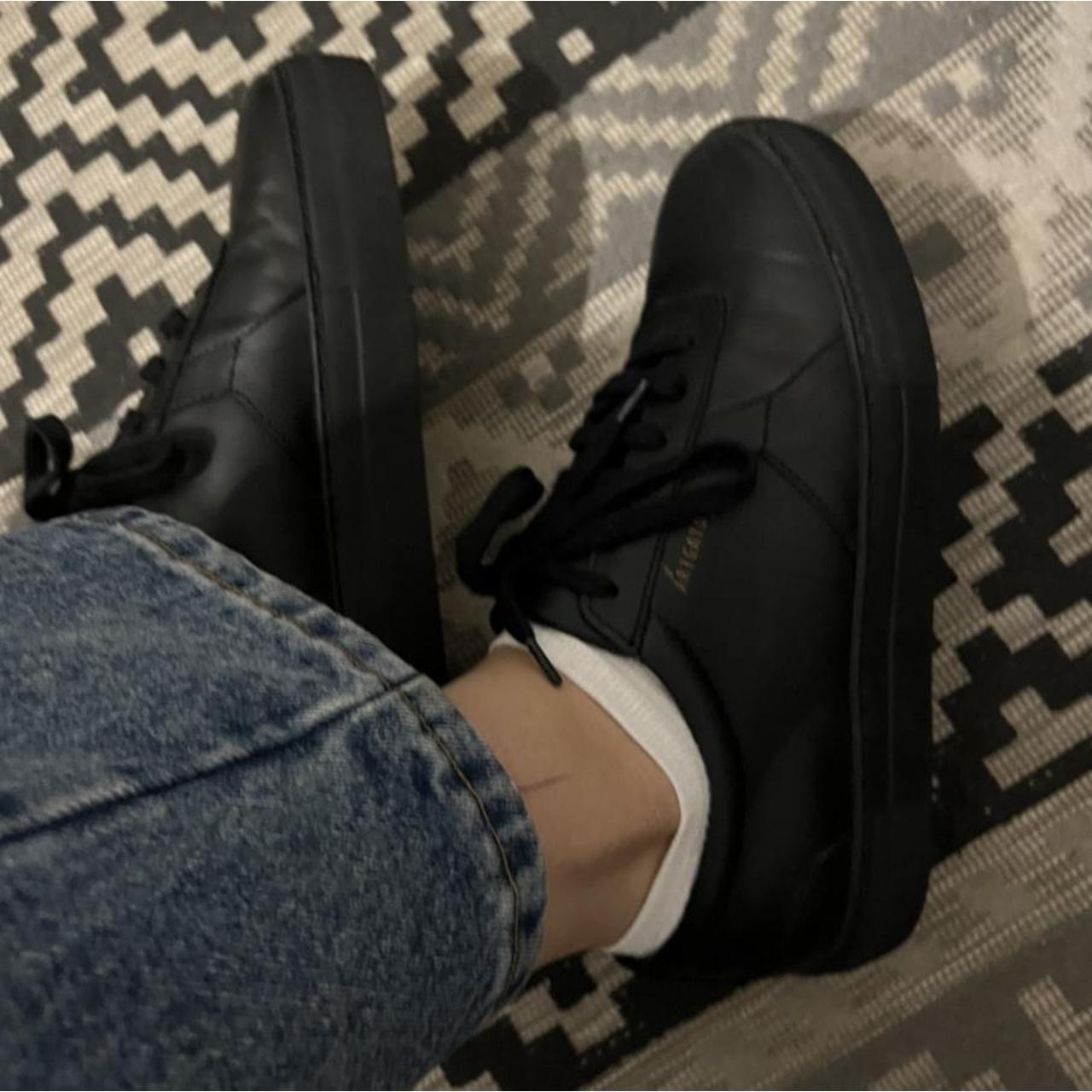 Black Axel Arigato Platform sneakers Size 6 -... - Depop