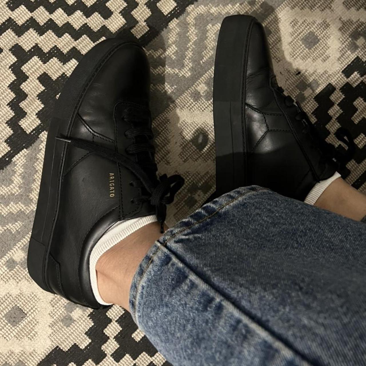 Black Axel Arigato Platform sneakers Size 6 -... - Depop