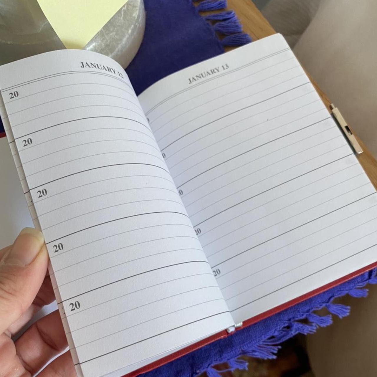 Classic 5 year lockable red diary. Unused but... - Depop