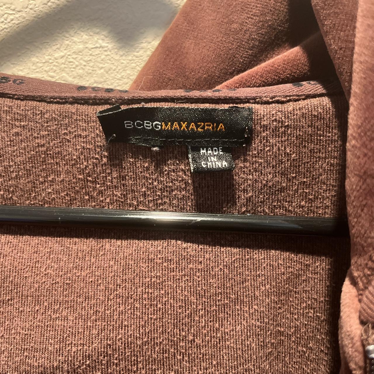 Brown velvet BGBG jacket! Super cute with a cropped... - Depop