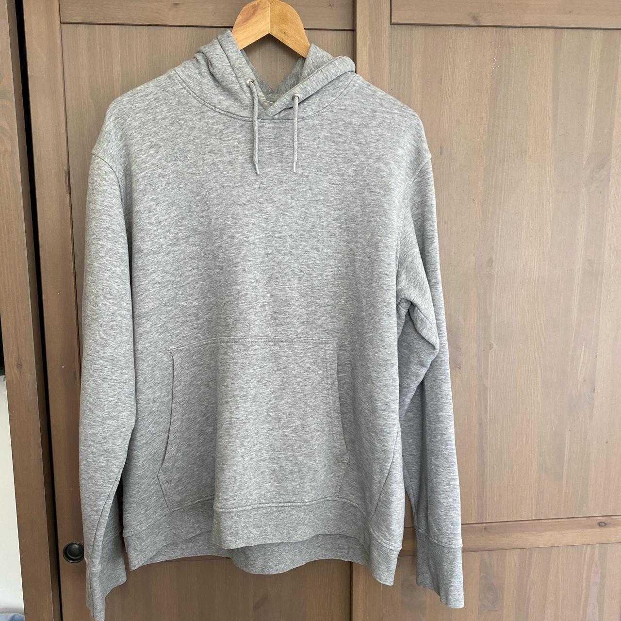 Weekday Plain Grey Hoodie - Never worn #grey #hoodie... - Depop