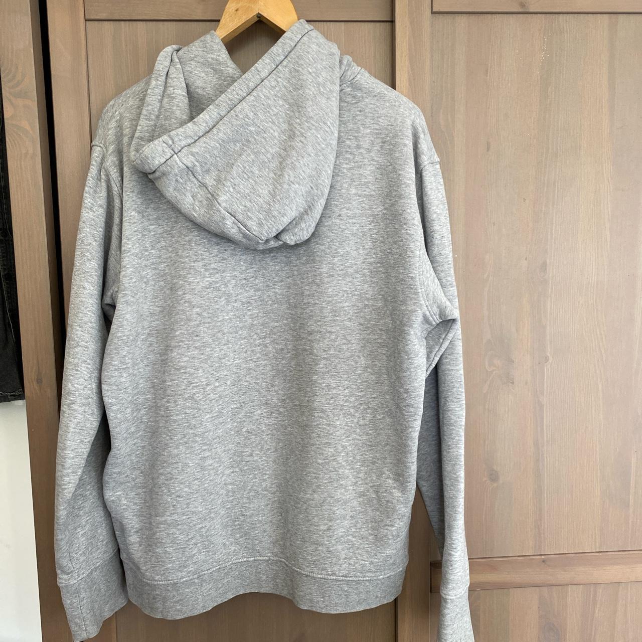 Weekday Plain Grey Hoodie - Never worn #grey #hoodie... - Depop