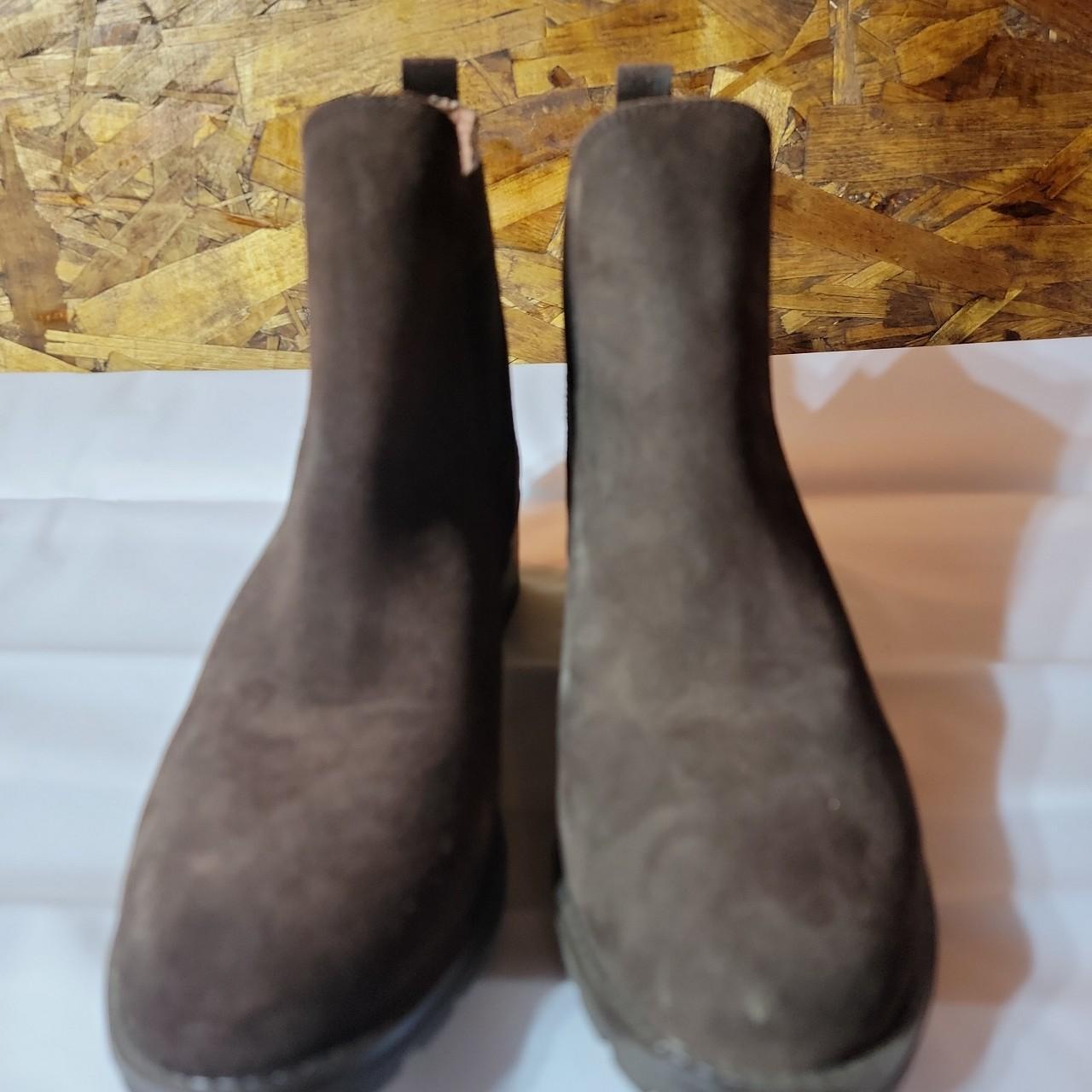 Eric Michael Womens Boots Siz 6.5, brown, slip on... - Depop