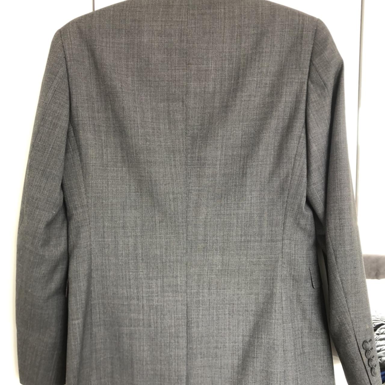 Lovely Next grey suit Jacket is a 38R Trousers are... - Depop