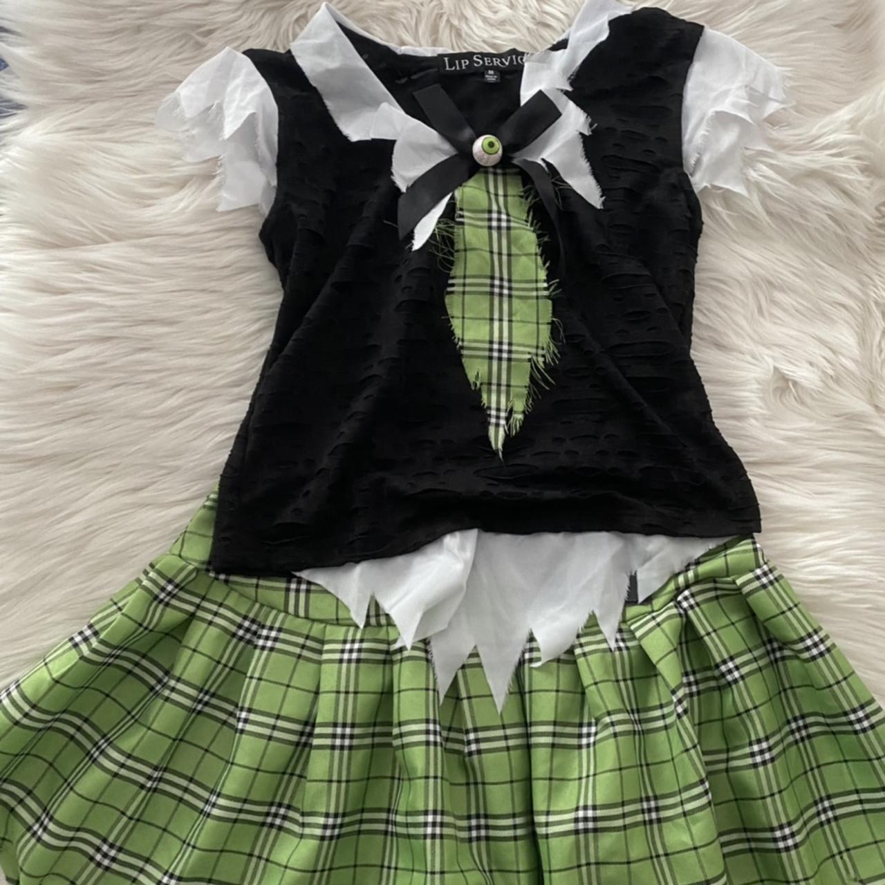 🖤💚 ☠️Amazing Lipservice zombie school girl costume... - Depop