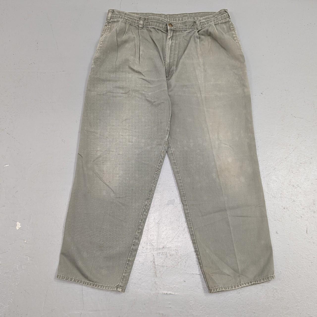 Vintage Dockers Moss Green Khakis Retro Boho Worn In... - Depop