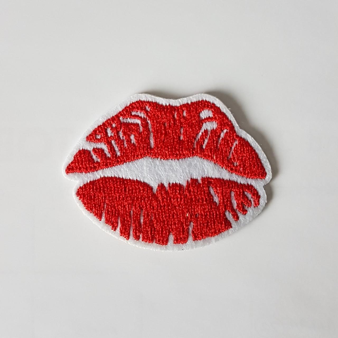 Pouting lips patch. Great idea and great quality... - Depop