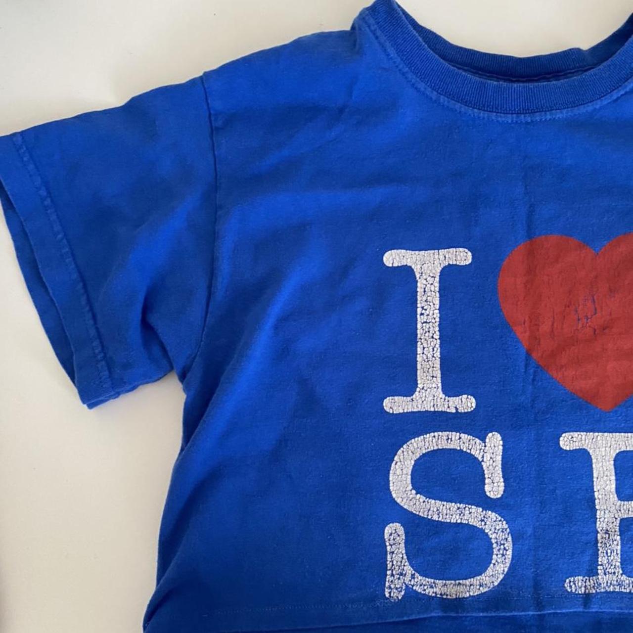 i love San Francisco” crop top It is a bit uneven... - Depop