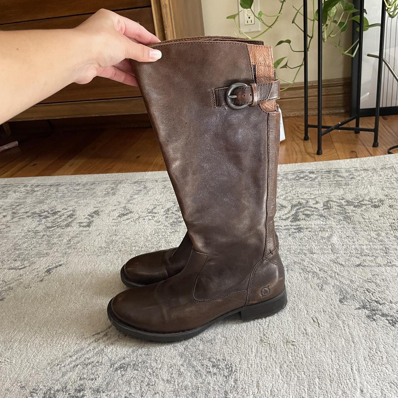 Born Women's Brown Boots | Depop