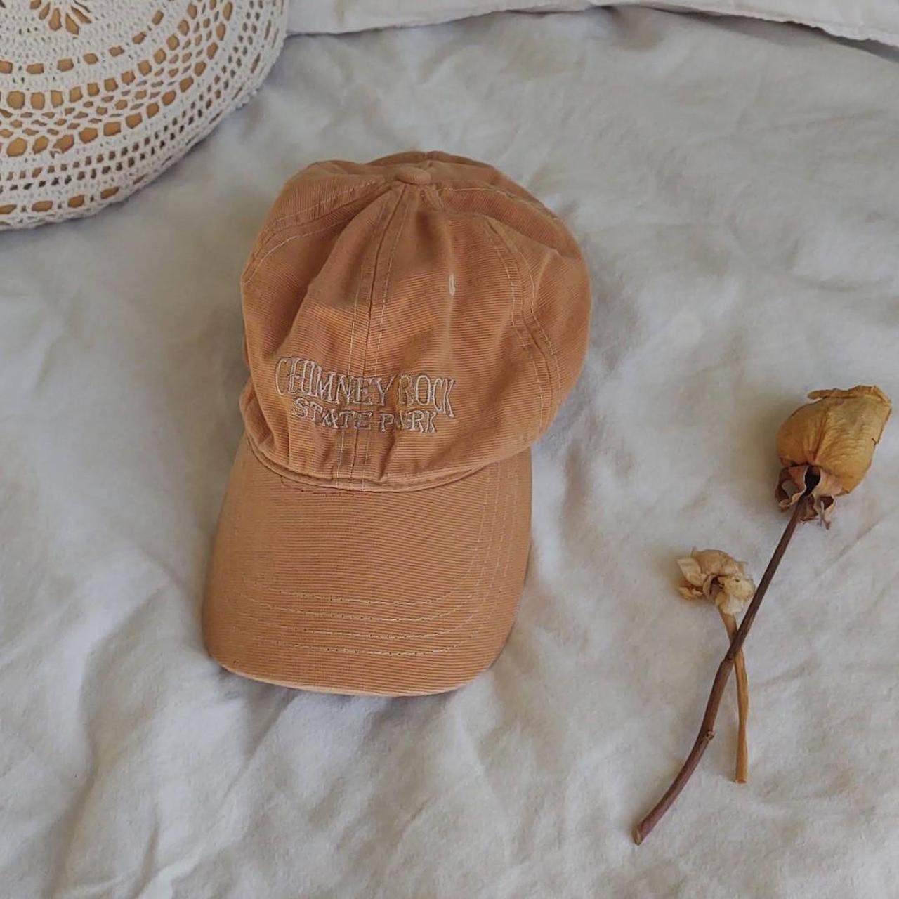 Tan chimney rock state park souvenir baseball hat.... | Depop