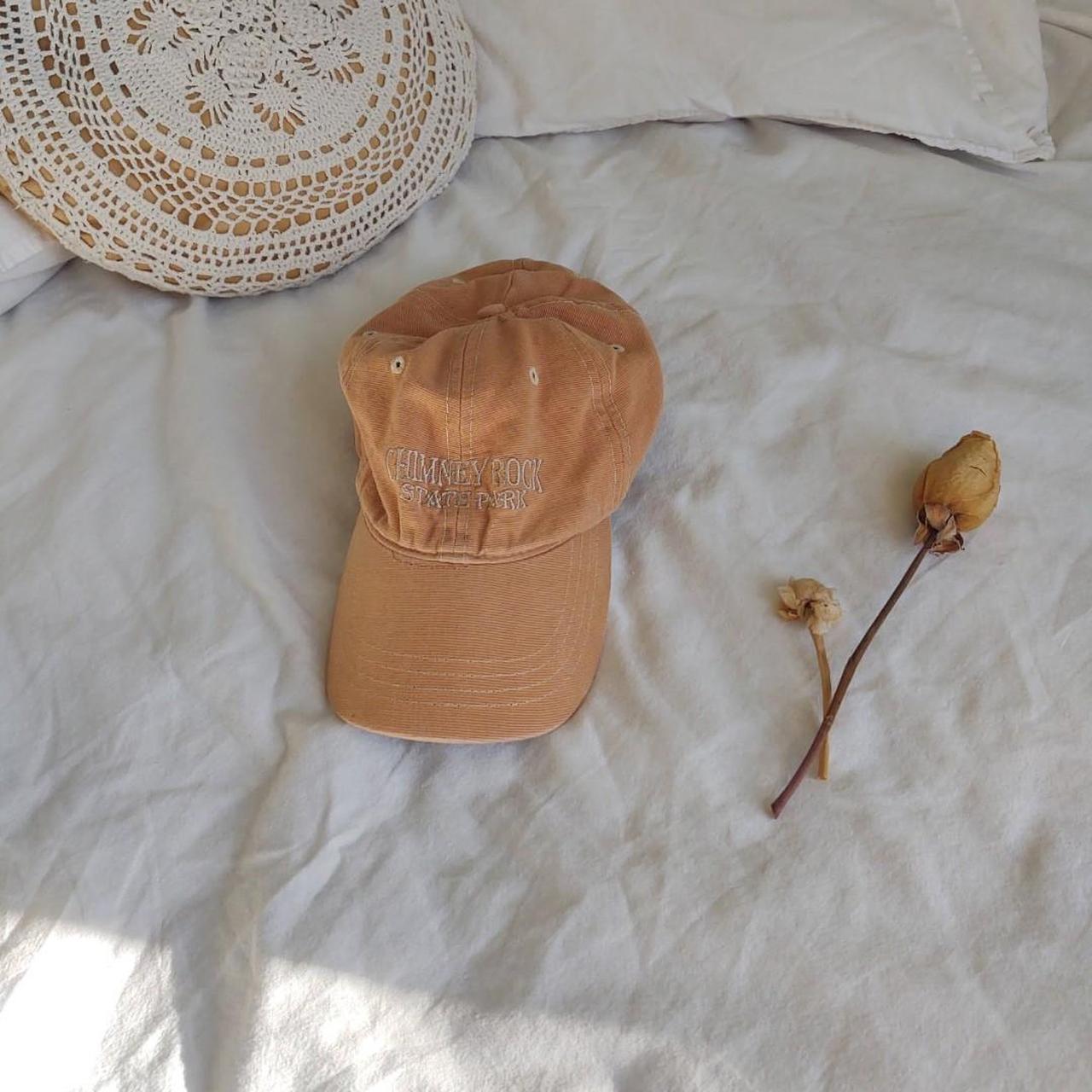 Tan chimney rock state park souvenir baseball hat.... | Depop