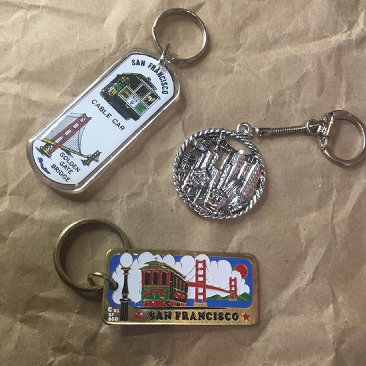 Vintage 80s San Francisco keychains. - Depop