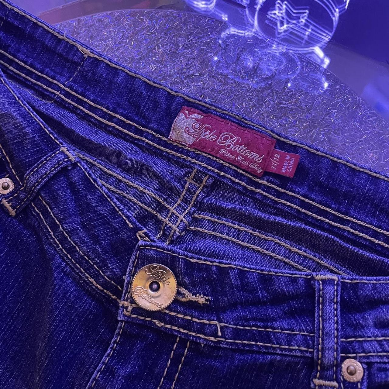 Straight Leg Apple Bottoms Jeans Size 11 12 Depop