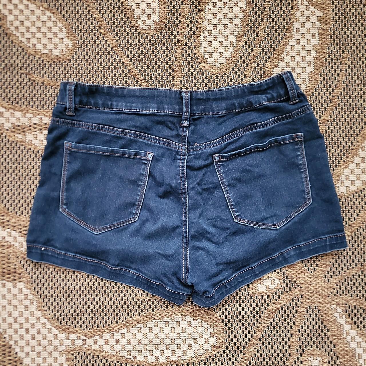 Dark blue shorts Light material with no flaws Some... - Depop